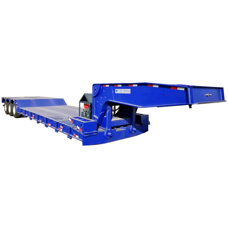 60 Ton Detachable Lowboy Gooseneck Trailer for Sale in Guinea